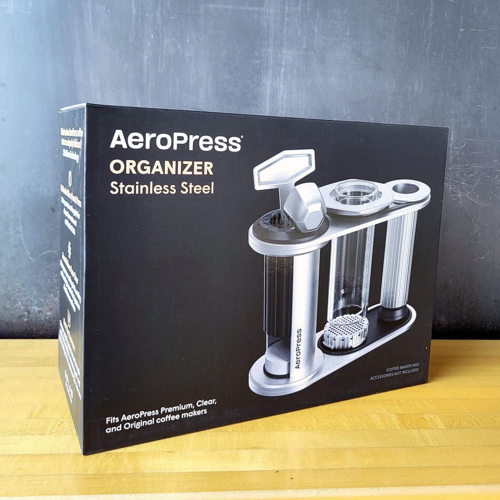 AeroPress Stainless Steel Organizer Stand – Gray Squirrel Coffee Co.
